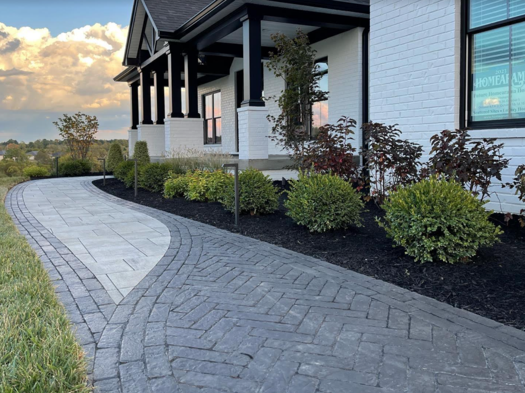 Custom Walkway - Custom Lawn Care and Landscaping
